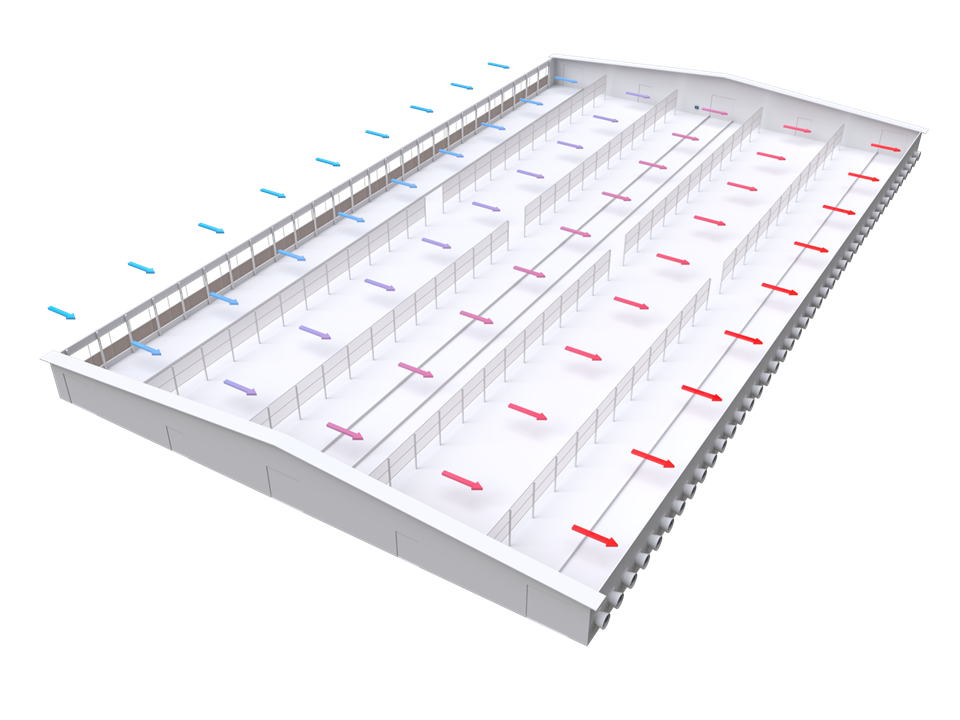 Cross-tunnel ventilation system by SKOV-SECCO