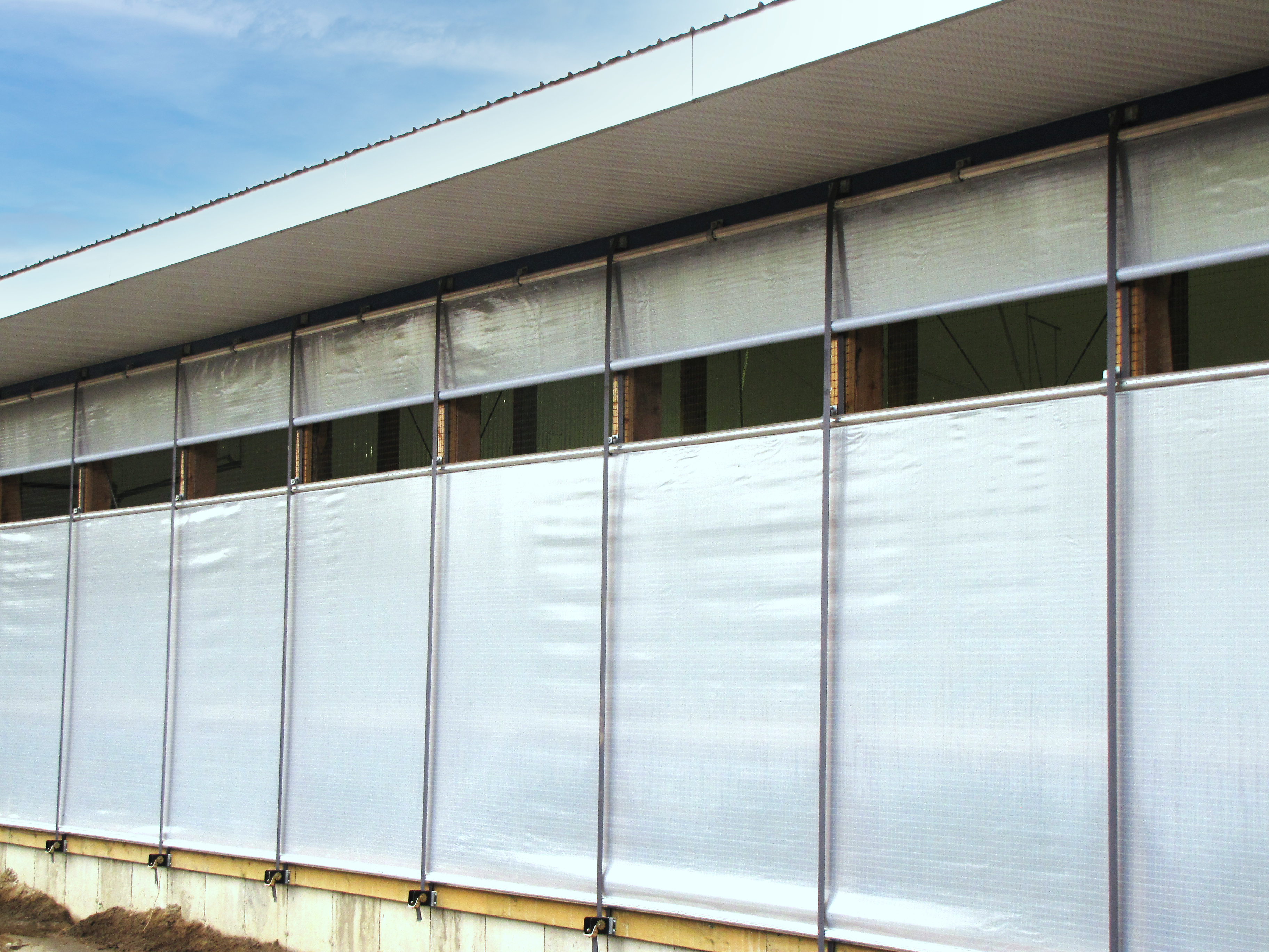 Roll-up curtains by SKOV-SECCO