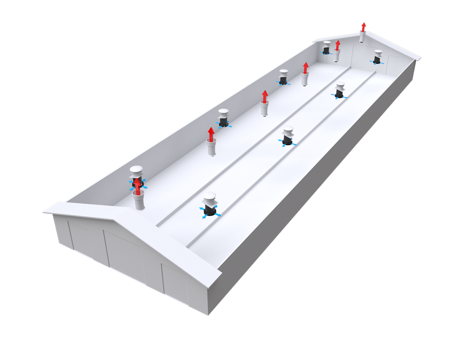 Equal pressure ventilation system